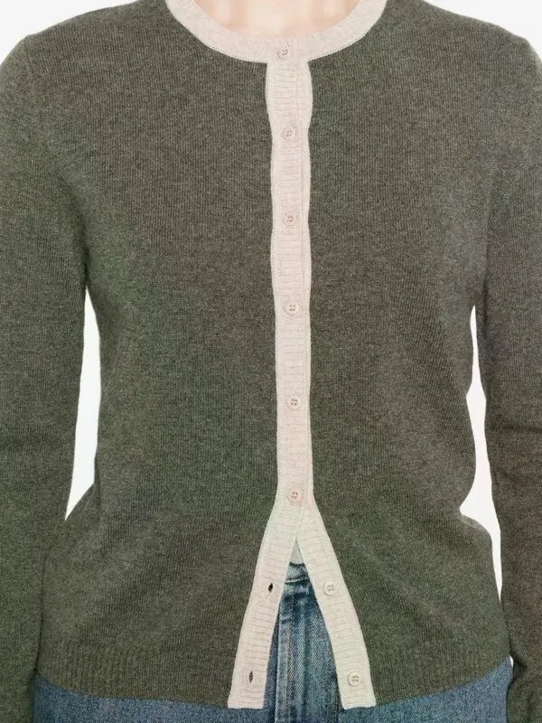 Eric Bompard Buttoned Cardigan - Green