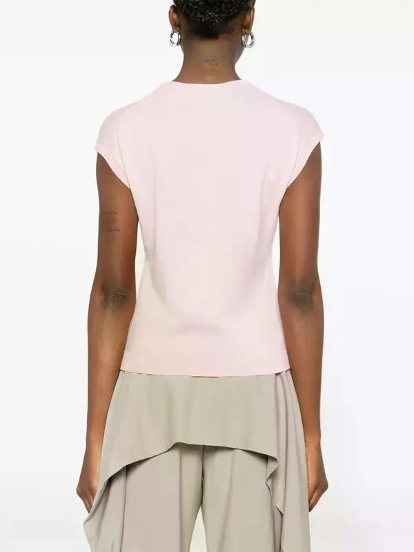 Eric Bompard Ribbed Sleeveless Top