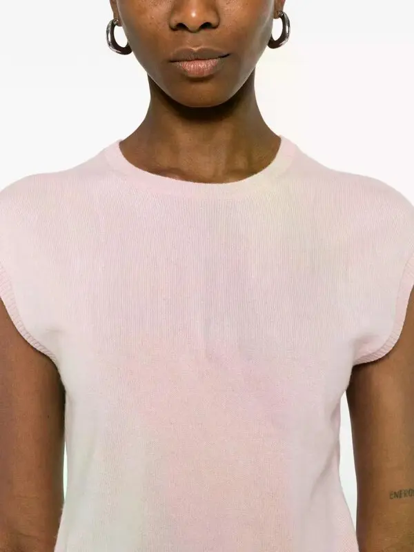 Eric Bompard Ribbed Sleeveless Top