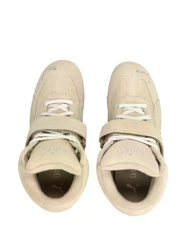 PUMA Speedcat Wedge Leather Sneakers - Neutrals