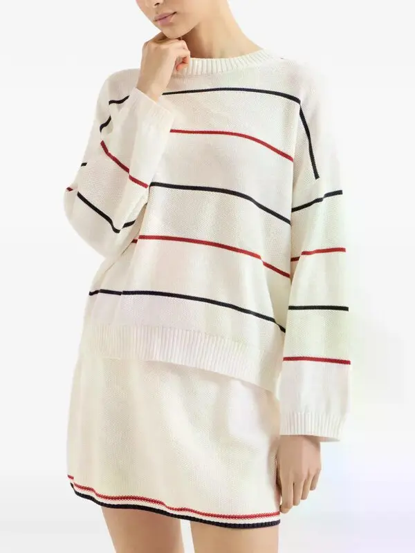 Brunello Cucinelli Striped Cotton Sweater