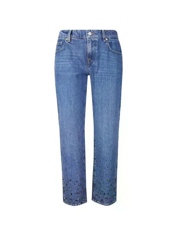 7 For All Mankind Callie Studded Jeans