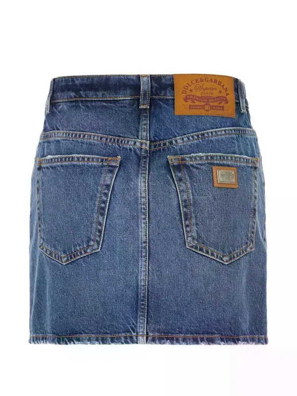 Dolce & Gabbana Denim Pocket Skirt - Blue