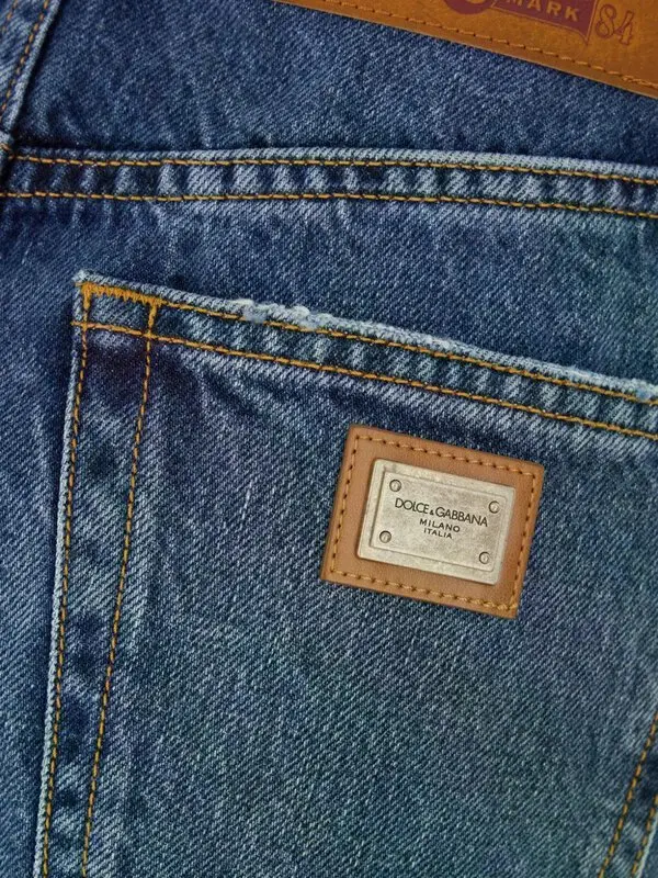 Dolce & Gabbana Denim Pocket Skirt - Blue