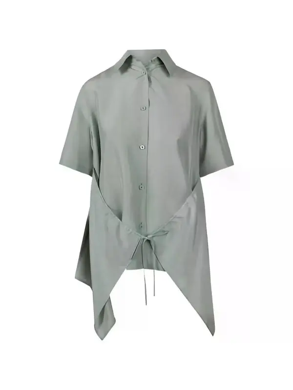 Christian Wijnants Tie Detail Shirt - Green