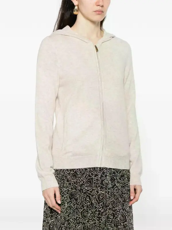 Eric Bompard Zip Hooded Cardigan
