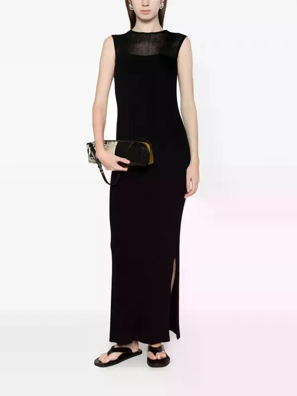Eric Bompard Ribbed Maxi Dress