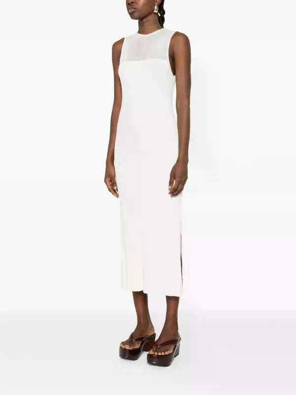 Eric Bompard Ribbed Midi Dress