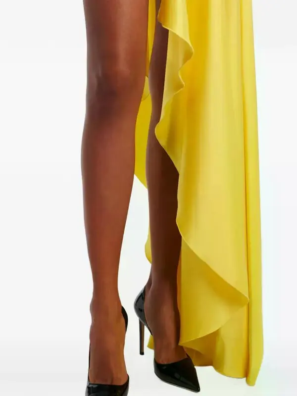 David Koma Draped Asymmetric Dress