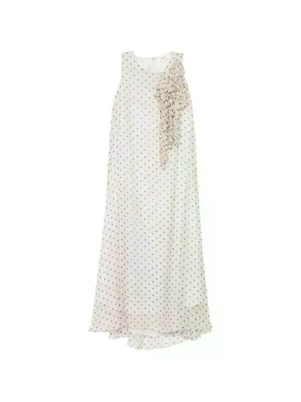 P.a.r.o.s.h Polka-dot Midi Dress