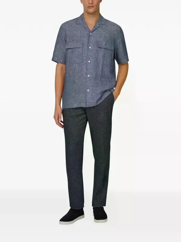Boggi Milano Camp Collar Shirt