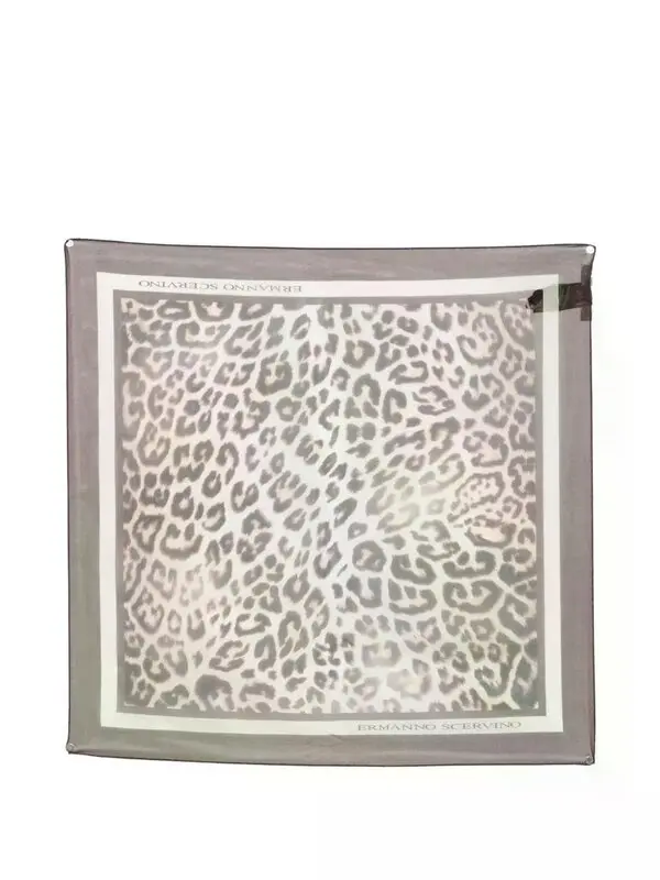 Ermanno Scervino Animal-print Scarf - Neutrals