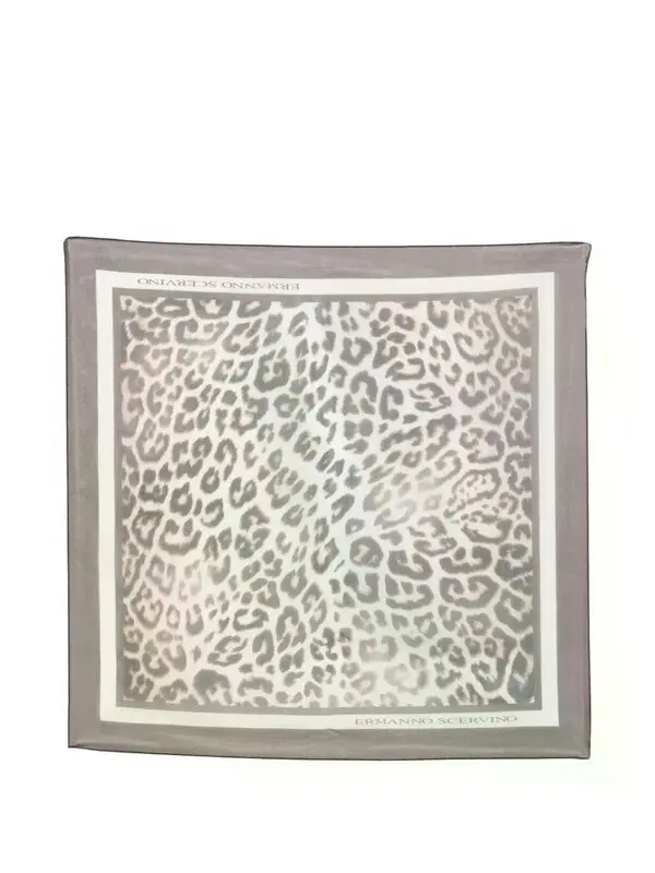 Ermanno Scervino Animal-print Scarf - Neutrals