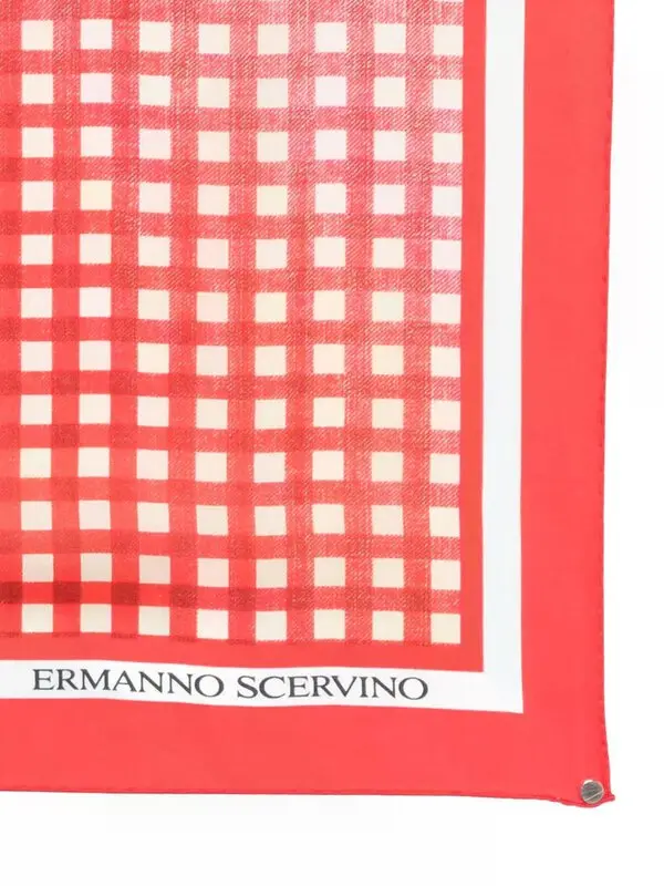 Ermanno Scervino Checked Scarf