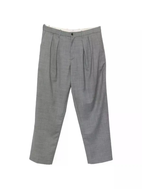 NINE:INTHE:MORNING Pleated Tailored Trousers - Grey