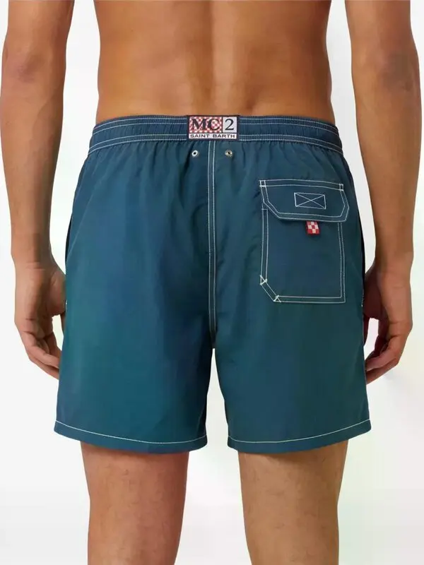 MC2 SAINT BARTH Contrast-trim Swim Shorts