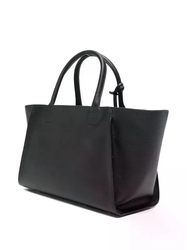 SYSTEM Tote Bag With Top Handle And Logo Plaque