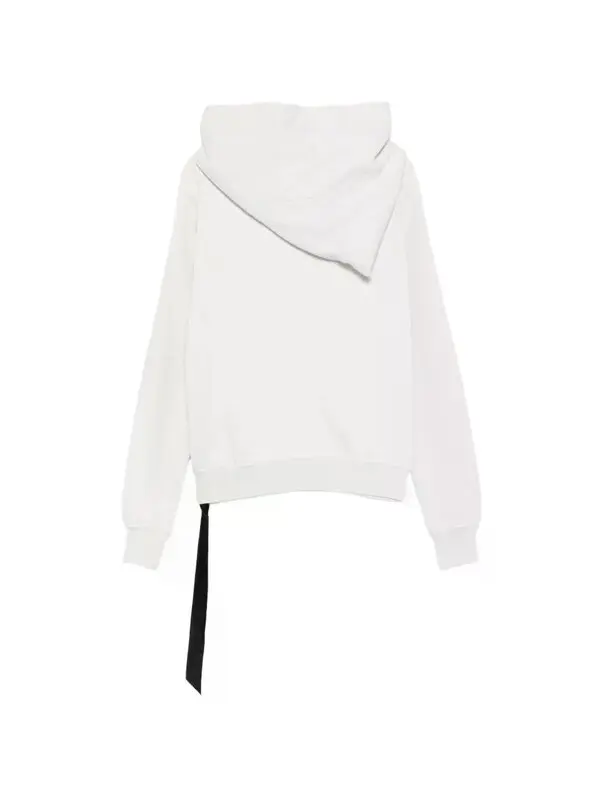 Rick Owens Asymmetric Zip-fastening Hoodie - Grey