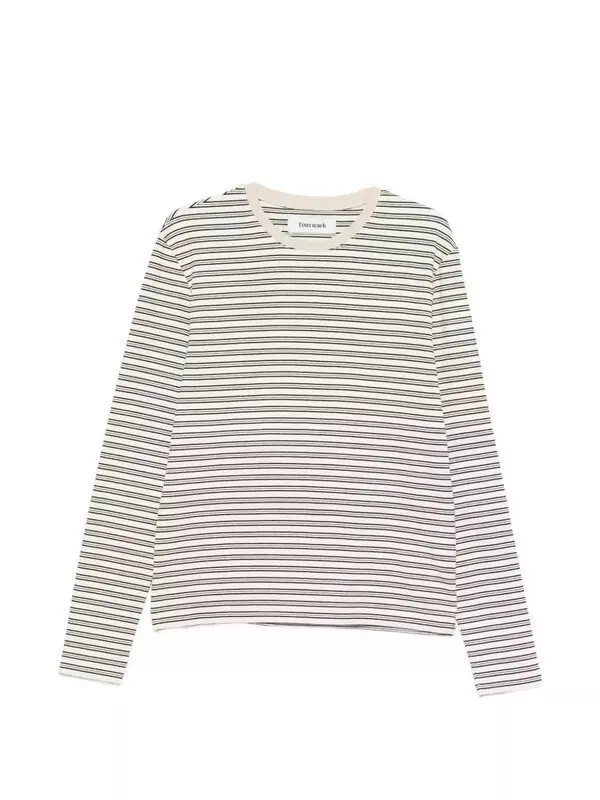 TONYWACK Striped Crewneck Sweatshirt
