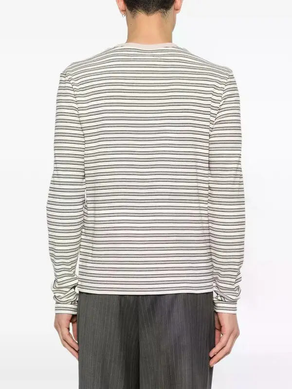 TONYWACK Striped Crewneck Sweatshirt