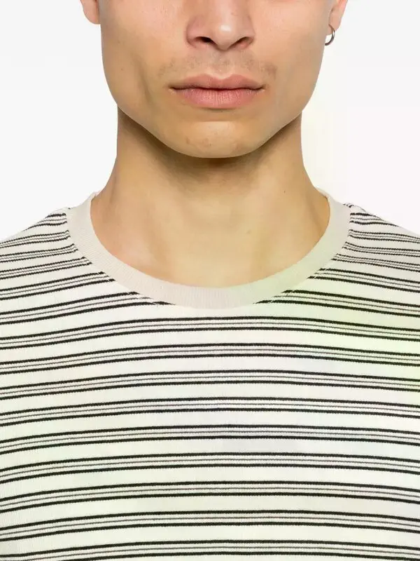 TONYWACK Striped Crewneck Sweatshirt