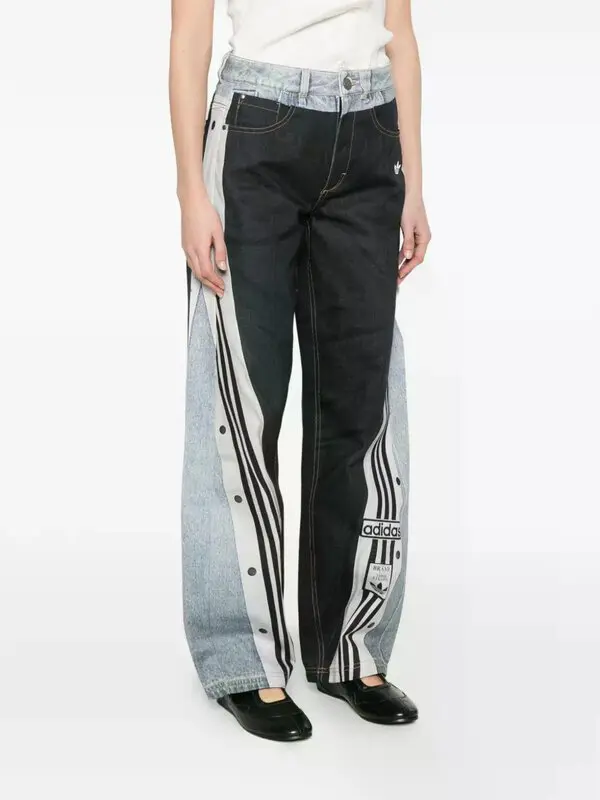 Adidas Adibreak Buttoned Striped Jeans