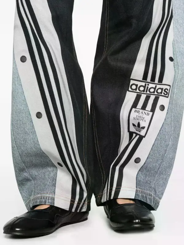 Adidas Adibreak Buttoned Striped Jeans