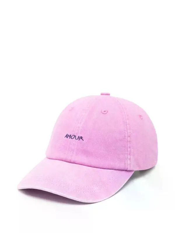 Maison Labiche Amour Baseball Cap - Purple