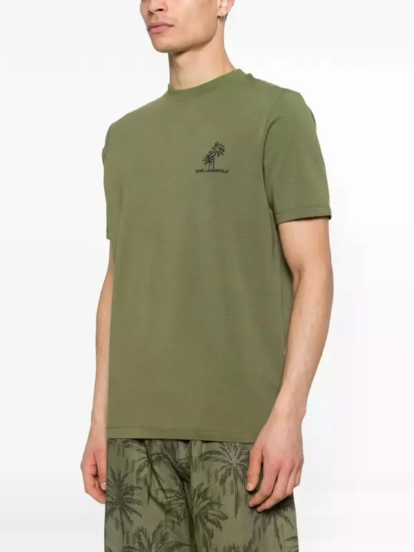 Karl Lagerfeld Logo-print Crew Neck T-shirt