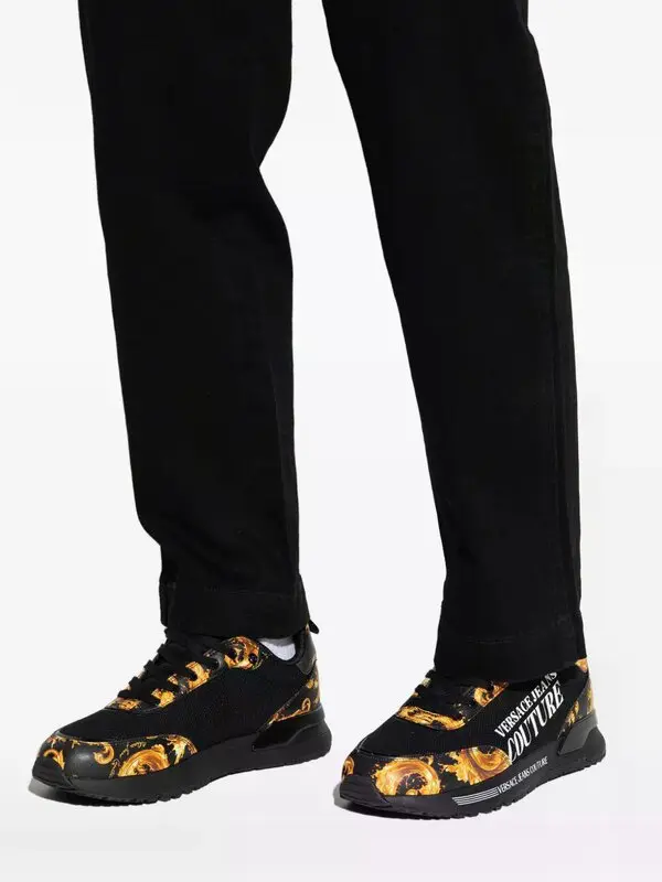 Versace Dynamic Baroque-print Sneakers