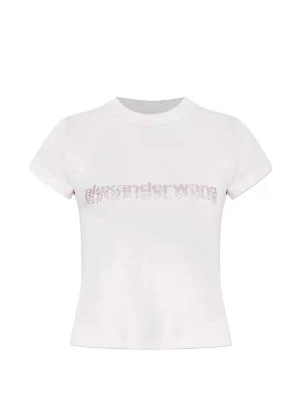 Alexander Wang Hotfix-graphic T-shirt - White