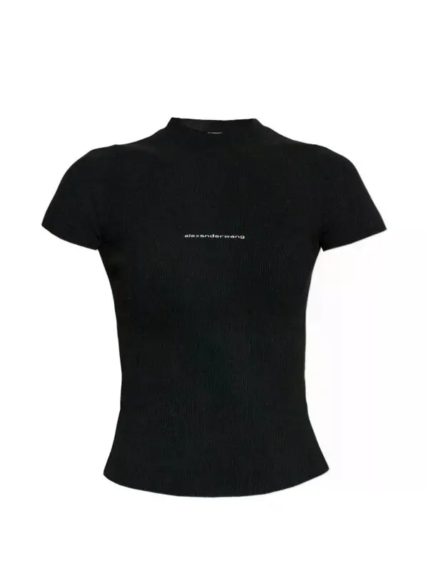 Alexander Wang Ribbed Short-sleeve Top