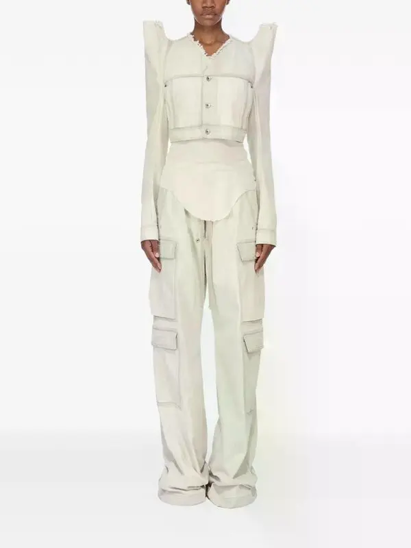 Rick Owens Cargo Pocket Jeans - Neutrals
