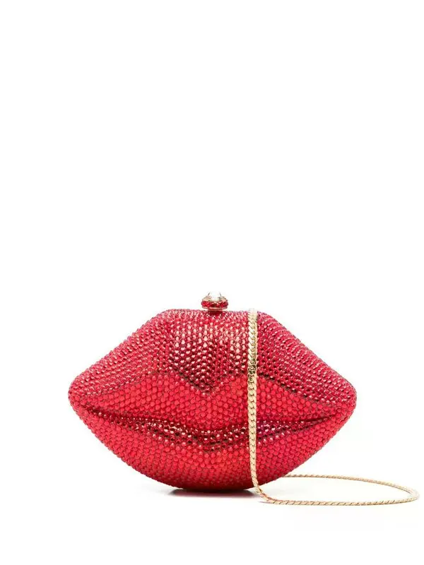 SAN BLAS Kiss Passion Lips Clutch Bag - Red