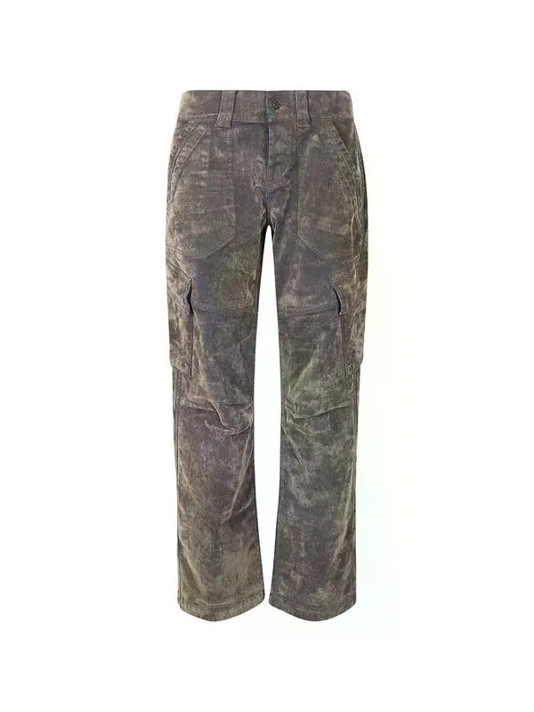 Vaquera Flocked Cargo Jeans