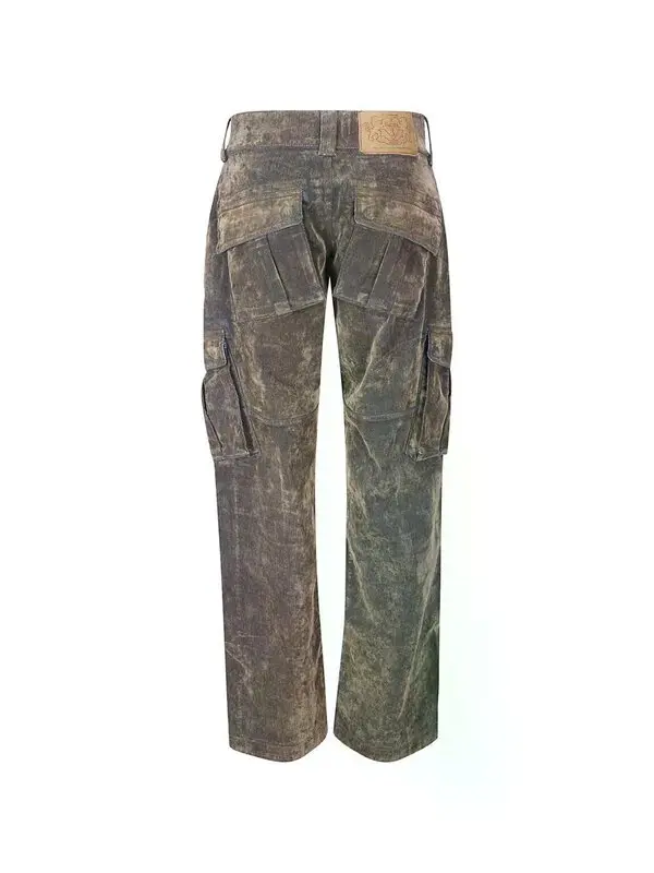 Vaquera Flocked Cargo Jeans