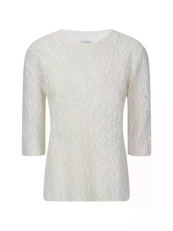 ARCHIVIO B Lace Top - White