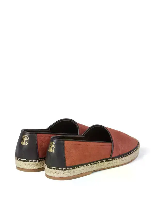Brunello Cucinelli Grained Calfskin Espadrilles