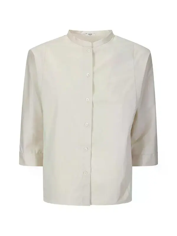 M.S.M. Band-collar Shirt