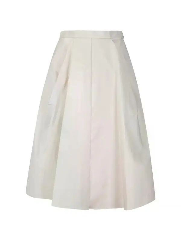 M.S.M MILANO A-line Midi Skirt - Neutrals