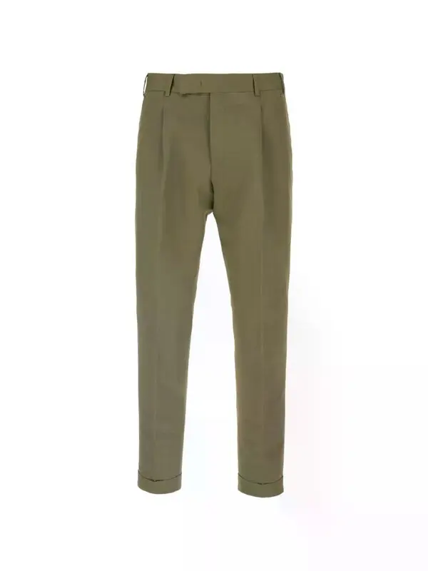 PT TORINO Pleated Trousers - Green