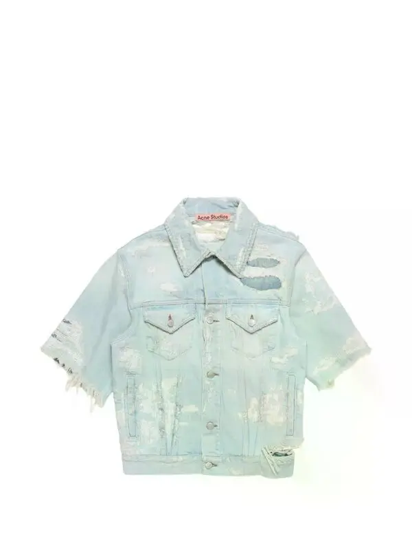 Acne Studios Distressed Denim Jacket