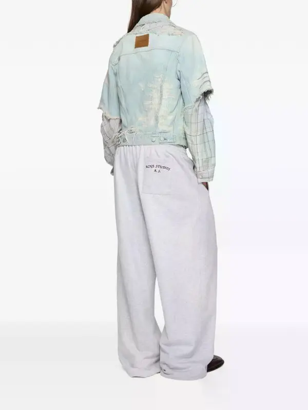 Acne Studios Distressed Denim Jacket - Blue