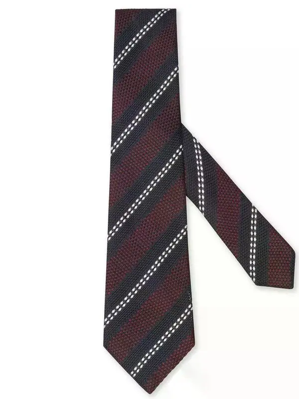 Zegna Silk Jacquard Neck Tie