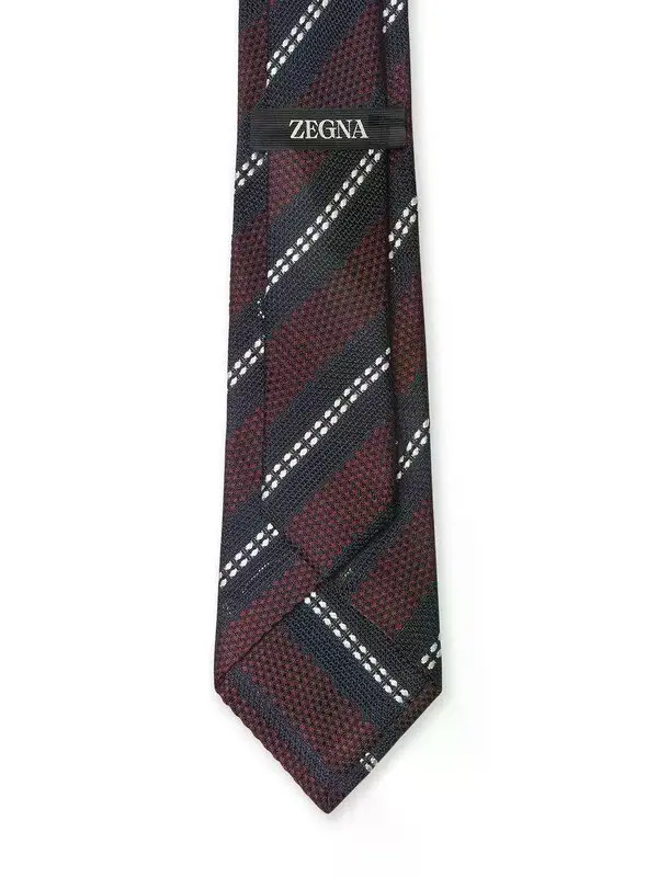 Zegna Silk Jacquard Neck Tie