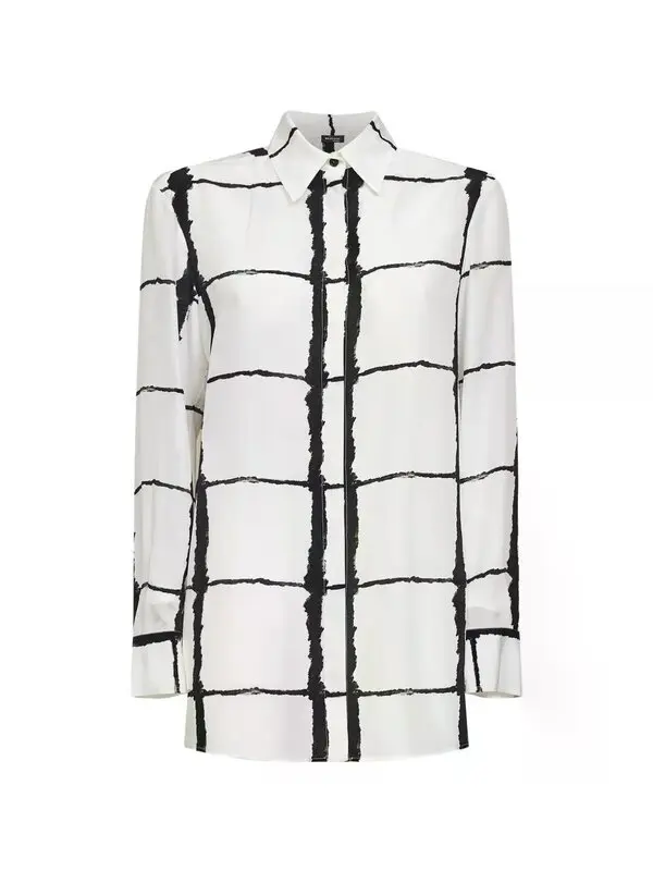 Kiton Buttoned Abstract-print Shirt