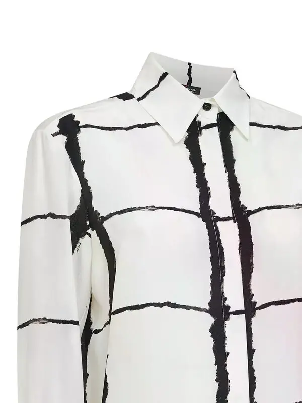 Kiton Buttoned Abstract-print Shirt