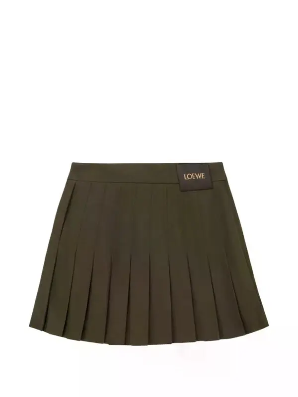 Loewe Pleated Mini Skirt