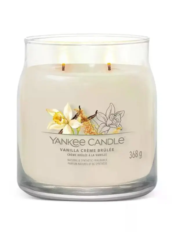 YANKEE CANDLE Medium Vanilla Crème Brûlée Candle