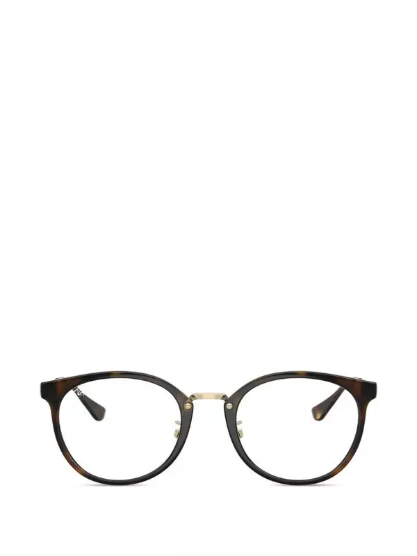 Ray-ban Round-frame Glasses - Brown